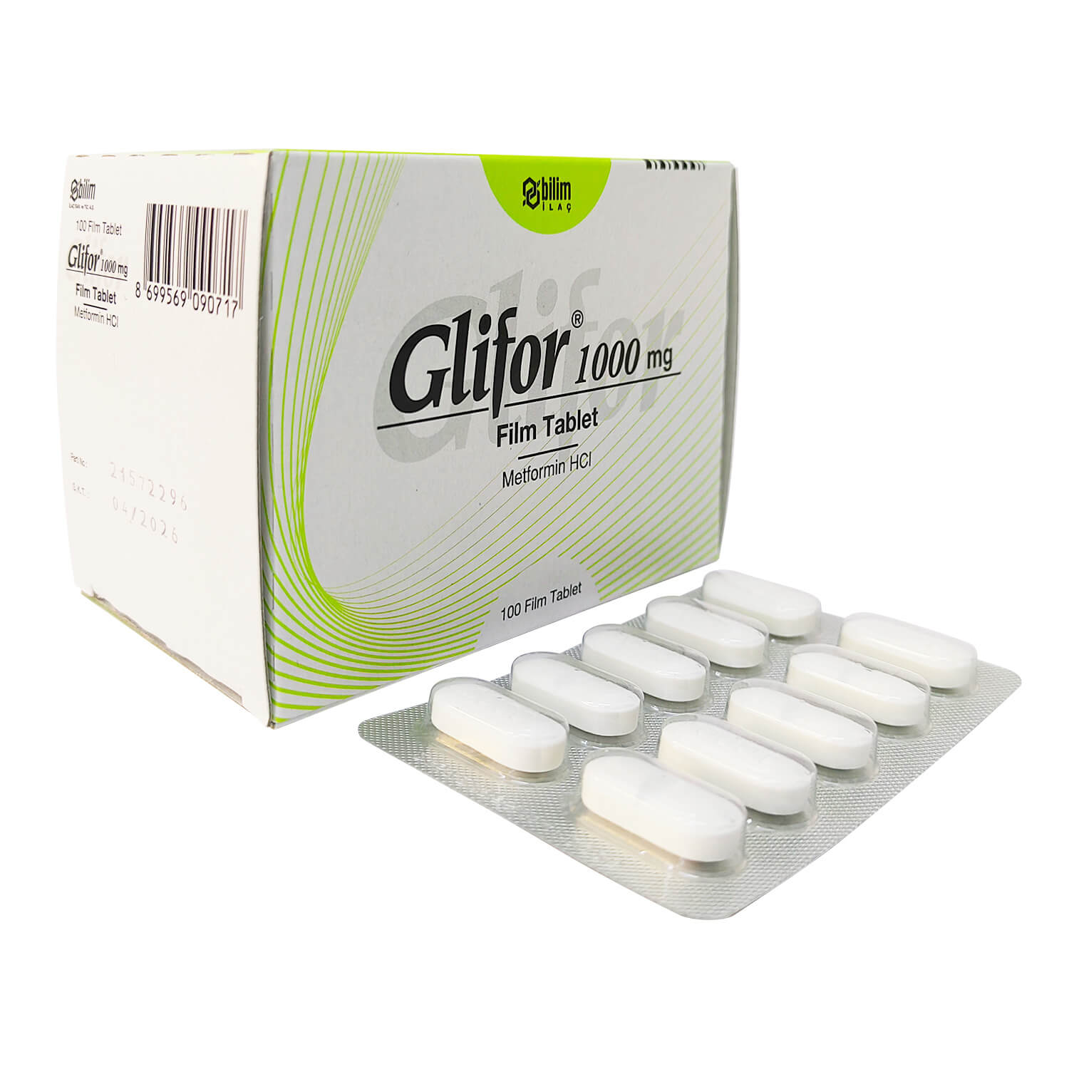 【送料無料】メトホルミン1000mg100錠（グリフォー）通販｜糖尿病治療薬｜くすりエクスプレス